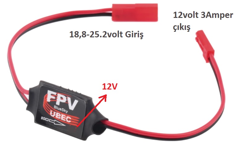 DC-DC Converter Step Down Module UBEC 3A 12V / BEC For RC Airplane FPV